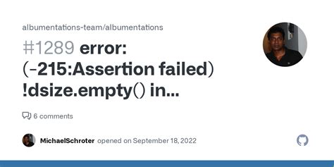 Error 215assertion Failed Dsizeempty In Function Resize