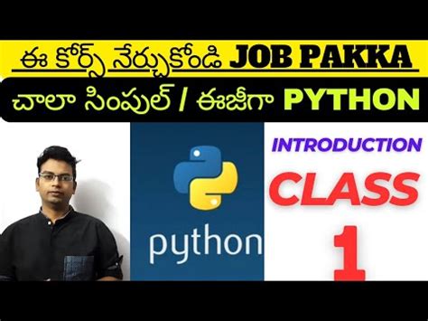 Python Introduction Class Python Pythonprogramming Pythontutorial