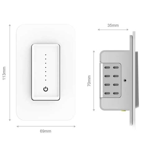 Tuya Smart Wifi Dimmer Switch For Dimming Lights