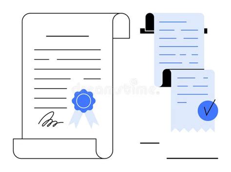 Document Certification With Signed Certificate Receipt And
