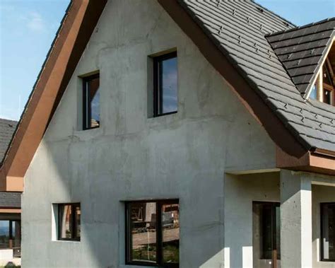 Scratch Coat Rendering Howden Le Wear Homes Exterior Walls