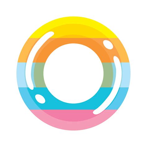 Striped Float Ring 11263288 Vector Art At Vecteezy