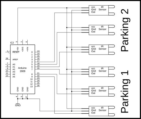 Automatic Car Parking System Using Arduino And Ir Sensor Circuit
