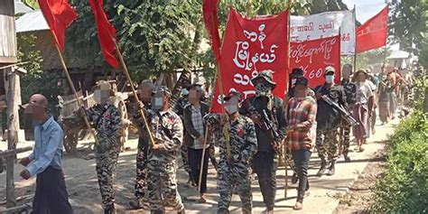 Dvb ကနီမြို့နယ်တွင် တော်လှန်တန်ဆောင်တိုင် စစ်အာဏာရှင်ဆန့်ကျင်ရေး သပိတ