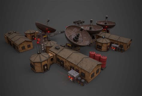 Modular Communication System 3d Render Digital Art By Apuart