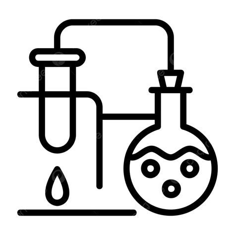 Lab Equipment Line Icon Vector Lab Equipment Icon Lab Equipment
