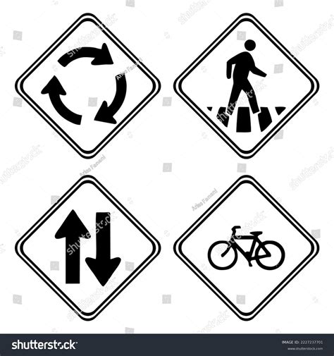 Traffic Signs Illustration Traffic Signs Design Stock Illustration 2227237701 Shutterstock