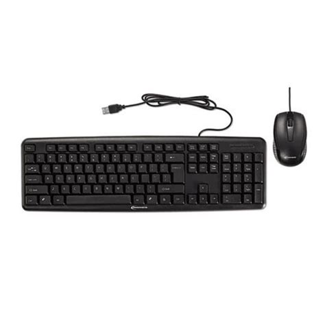 Slimline Keyboard And Mouse Usb 2 0 Black
