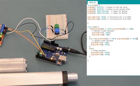 How To Control A Linear Actuator With An Arduino Technetron Electronics