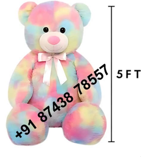 20mm Fur Rainbow Teddy Soft Toy For Play At ₹ 854 Piece In New Delhi
