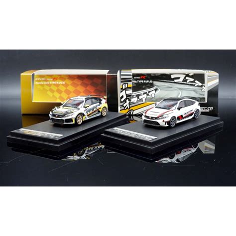 【mash】motorhelix 1 64 Honda Civic Type R Fl5 Js Racing 引擎蓋可開 蝦皮購物