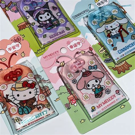 11할인단독상품바로배송산리오 정품 산리오 오마모리 부적 키링 소원성취 행운 수능 시험 선물 건강 취업 마이멜로디