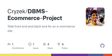 Dbms Ecommerce Projectreadmemd At Master · Cryzekdbms Ecommerce Project · Github