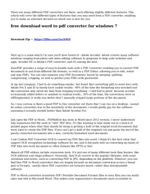 Fillable Online How To Convert Word To PDF Without Changing Font 3 Ways Fax Email Print PdfFiller