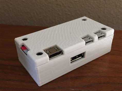 Pi Zero 4 USB HAT Case By MattK Download Free STL Model Printables Com