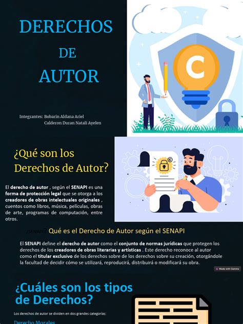 Derechos De Autor Final Pdf Autor