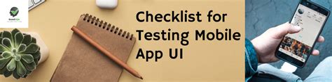 Checklist For Mobile App Ui Testing