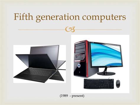 Computer Generations Powerpoint Slide Pptx Desktops Computing