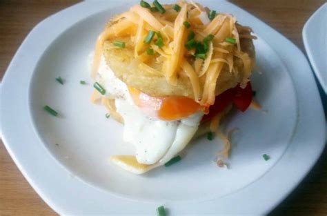Breakfast Hash Brown Stack The Breakfast Of Your Dreams