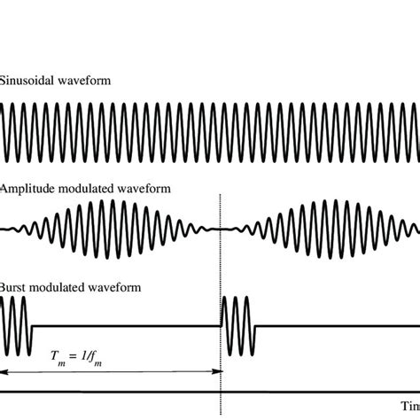 Different Input Waveforms Having The Same Carrier Frequency Of The