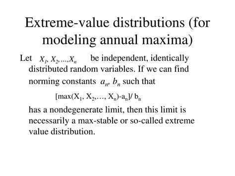 Ppt New Approaches In Extreme Value Modeling Powerpoint Presentation Id1396673