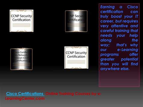 Ppt Take Cisco Certification Courses Powerpoint Presentation Free