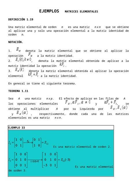 DOCX Matrices Elementales DOKUMEN TIPS