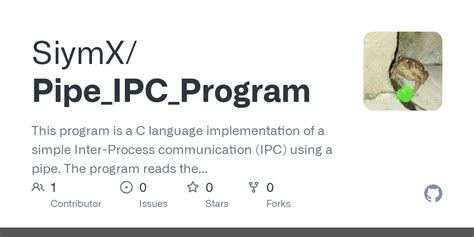 Github Siymxpipeipcprogram This Program Is A C Language Implementation Of A Simple Inter