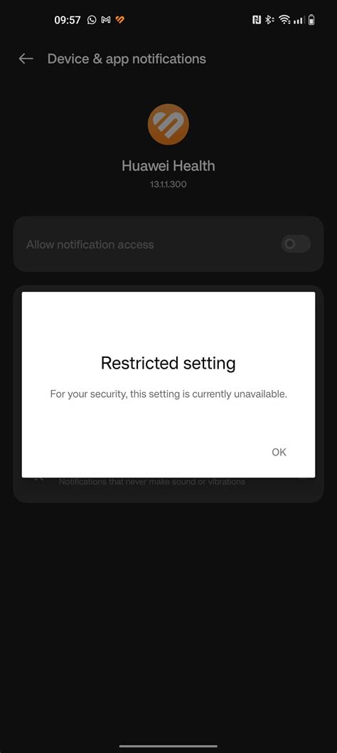 Android 13 Unable To Set Notification Access Rhuaweiwatchgt