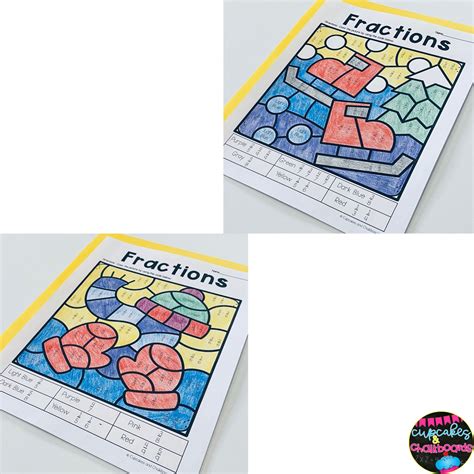 Fraction Coloring Sheets 2025