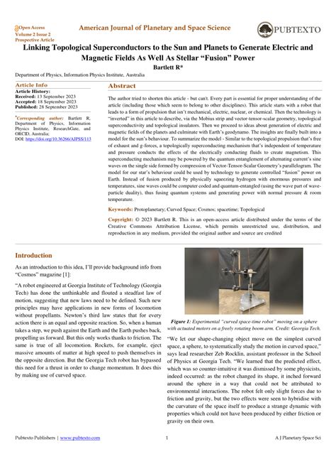 Pdf Linking Topological Superconductors To The Sun And Planets To Generate Electric And