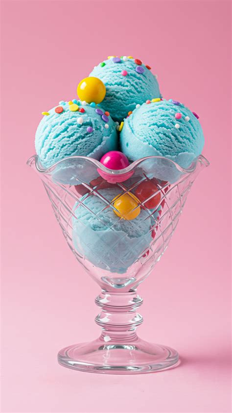 Bubblegum Ice Cream Sundae Pisces Zodiac Dessert Idea Ice Cream In