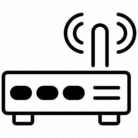 Router Wifi Internet Modem Wireless Network Connection Icon Download On Iconfinder