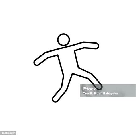 크리켓 플레이어 라인 아이콘 서명 및 기호는 웹 로고 모바일 앱 Ui Ux에 사용할 수 있습니다 Championship에 대한 스톡 벡터 아트 및 기타 이미지 Istock