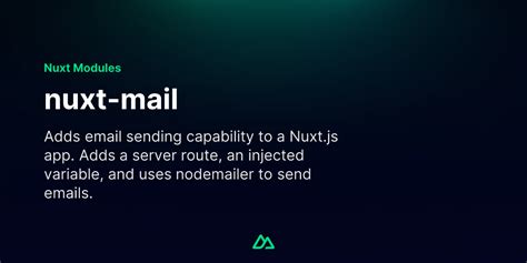 Nuxt Mail · Nuxt Modules
