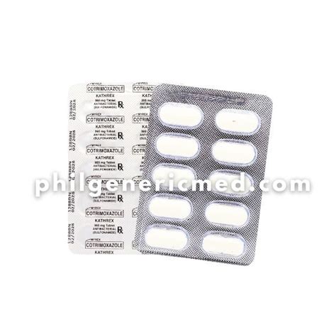 Cotrimoxazole Kathrex 960mg Tablet 100s Philippine Generic Medicines