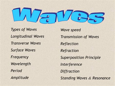Waves Ppt