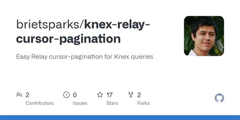Github Brietsparksknex Relay Cursor Pagination Easy Relay Cursor Pagination For Knex Queries