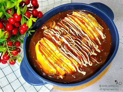 오므라이스 하이라이스 소스 만들기