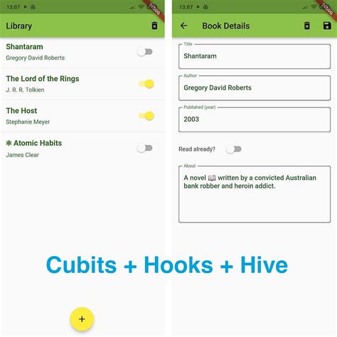 Flutter List Details App With Cubits Hooks And Hive Database Medium