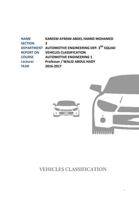 Vehicle Type Classification Vehicle Counting And Classification Comark