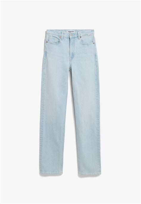Armedangels Carenaa Jeans Straight Leg Glacierblue Denim Zalando
