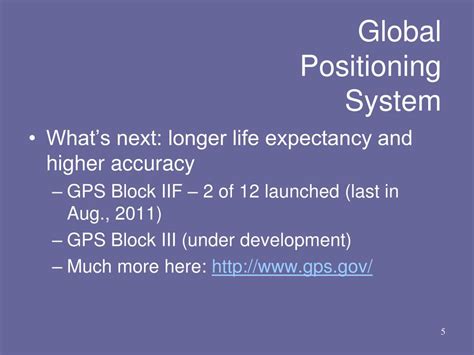 PPT Global Positioning System PowerPoint Presentation Free Download ID