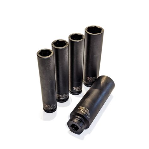 Impact Socket Set Extra Extra Deep Drive Piece Mm Mm Height Workshop