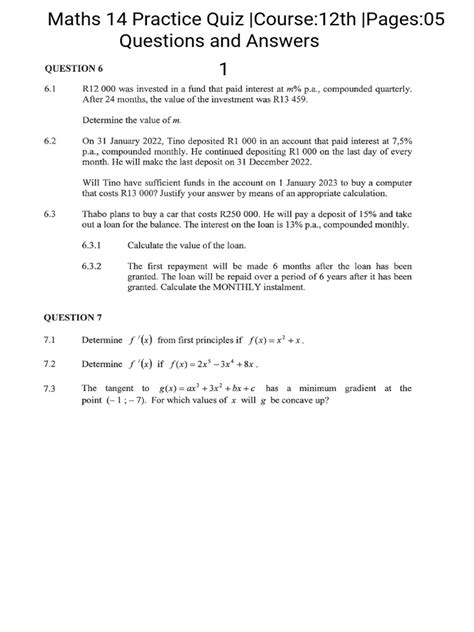 Maths Pdf Mathematical Analysis Mathematical Concepts