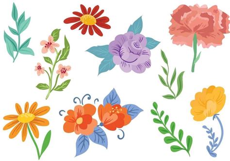 Summer Flowers Vector Art Icons And Graphics For Free Download