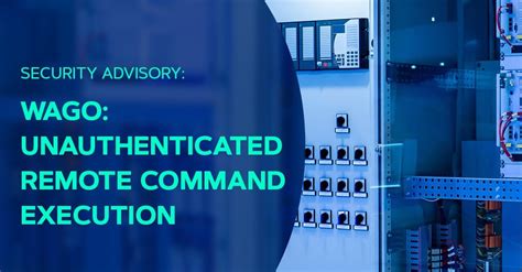 security advisory unauthenticated remote command execution in multiple