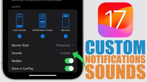 How To Set Any Sound As Notification Sounds On Iphone Ios 17 Youtube