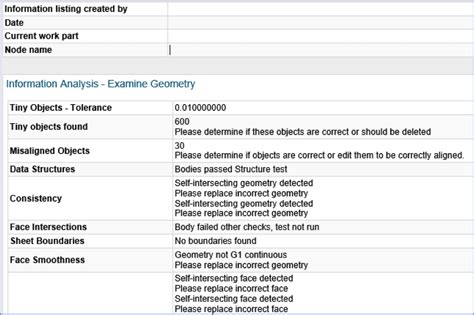 Examine Geometry Nx And Heal Geometry Nx Cad Tips And Tricks