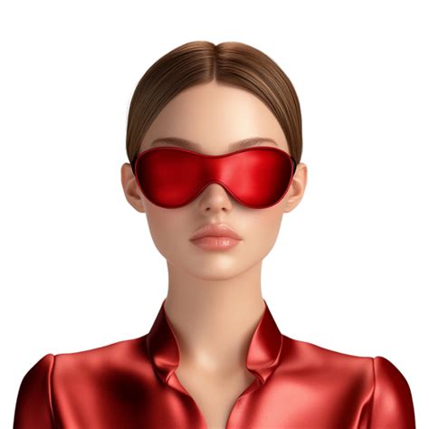 Une Femme Portant Rouge Des Lunettes De Soleil 50757292 Png
